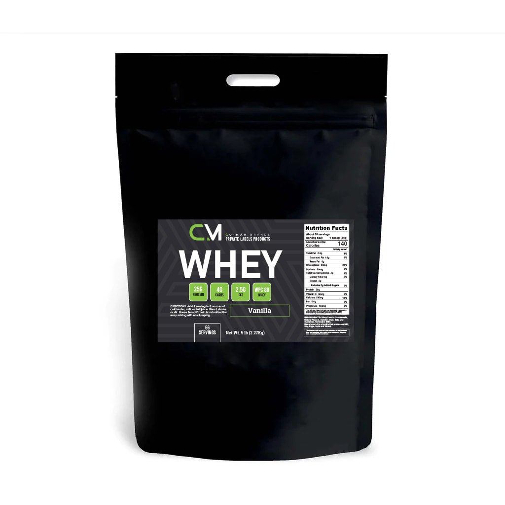 Whey Protein Concentrate | CO-MAN BRANDS Supplements, Your Way!