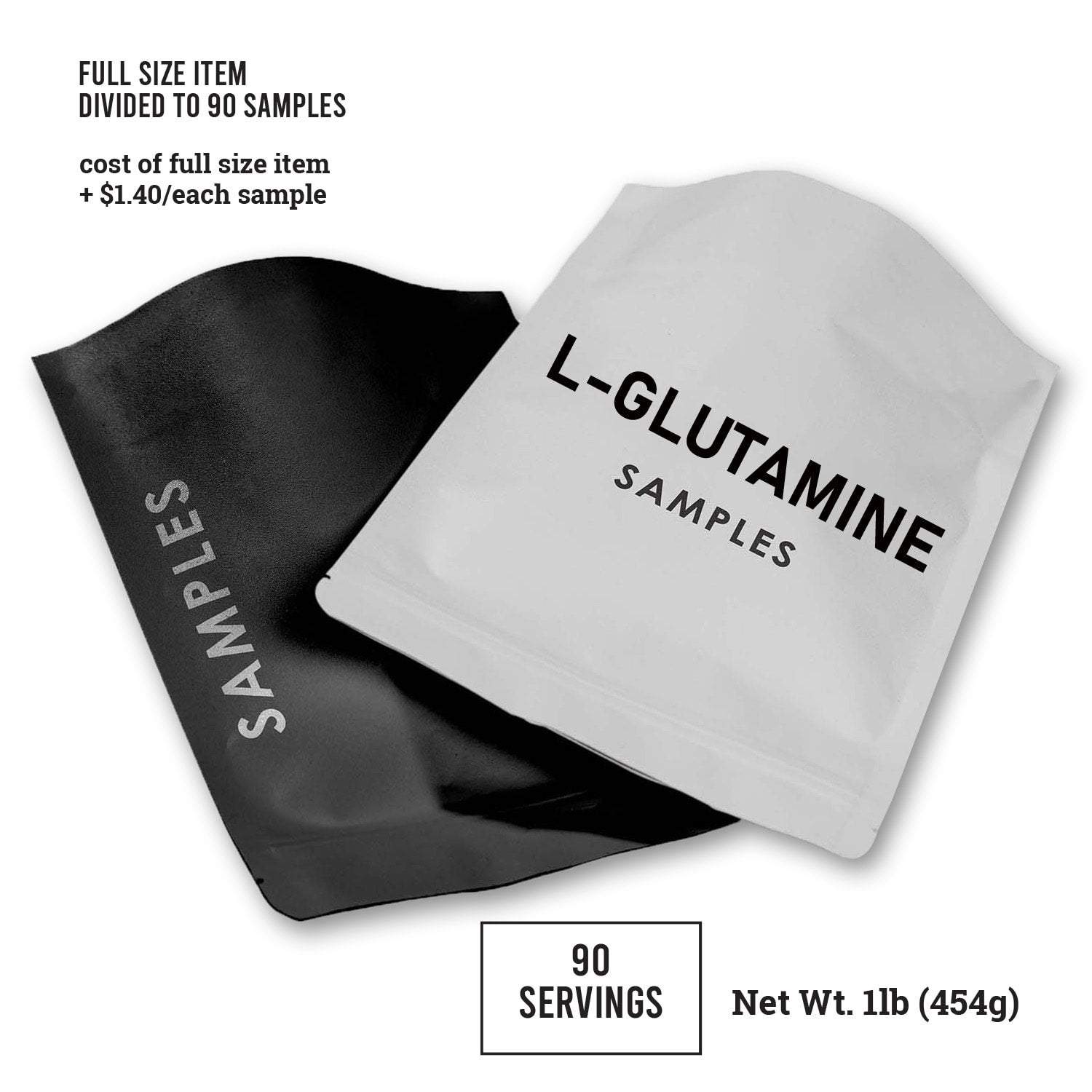 KBS L-GLUTAMINE SAMPLES, 90 samples | CO-MAN BRANDS Supplements, Your Way!